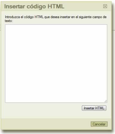 N-Idea. Nuevas Ideas: Plugin "Insertar HTML" para FCKEditor